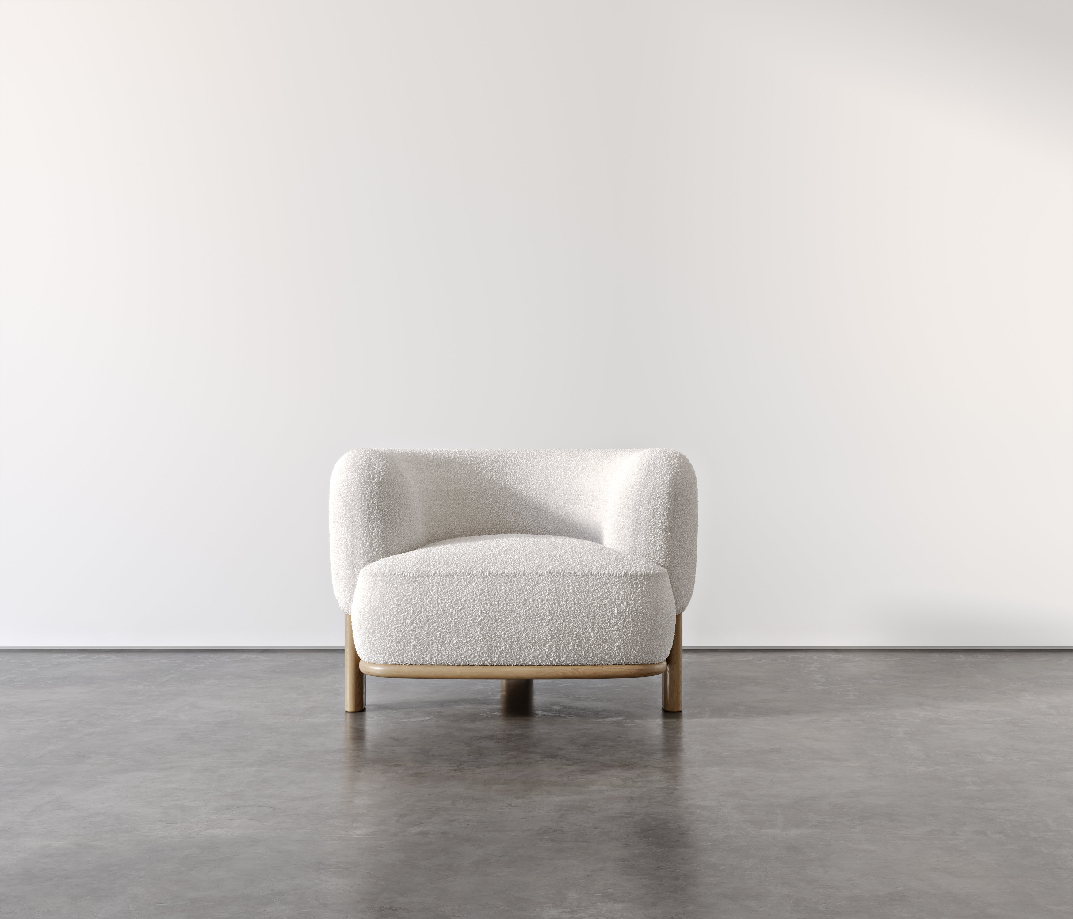 Orren Ellis Hester Portable Chair Modern Design | Rounded Back & Three ...