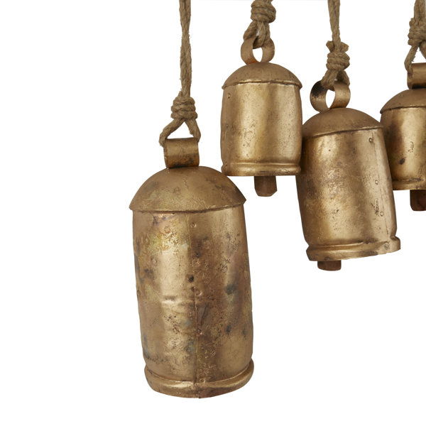 Kelly Clarkson Home Kristen Metal Tibetan Inspired Decorative Cow Bells ...