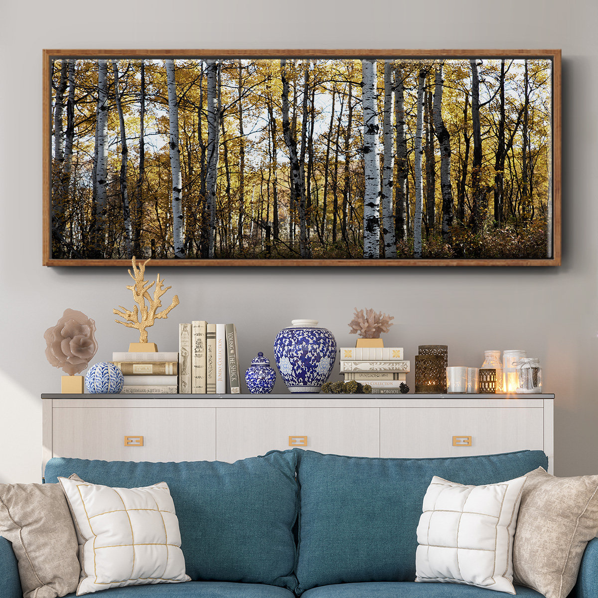 Wexford Home Sunny Grove- Framed Canvas | Wayfair