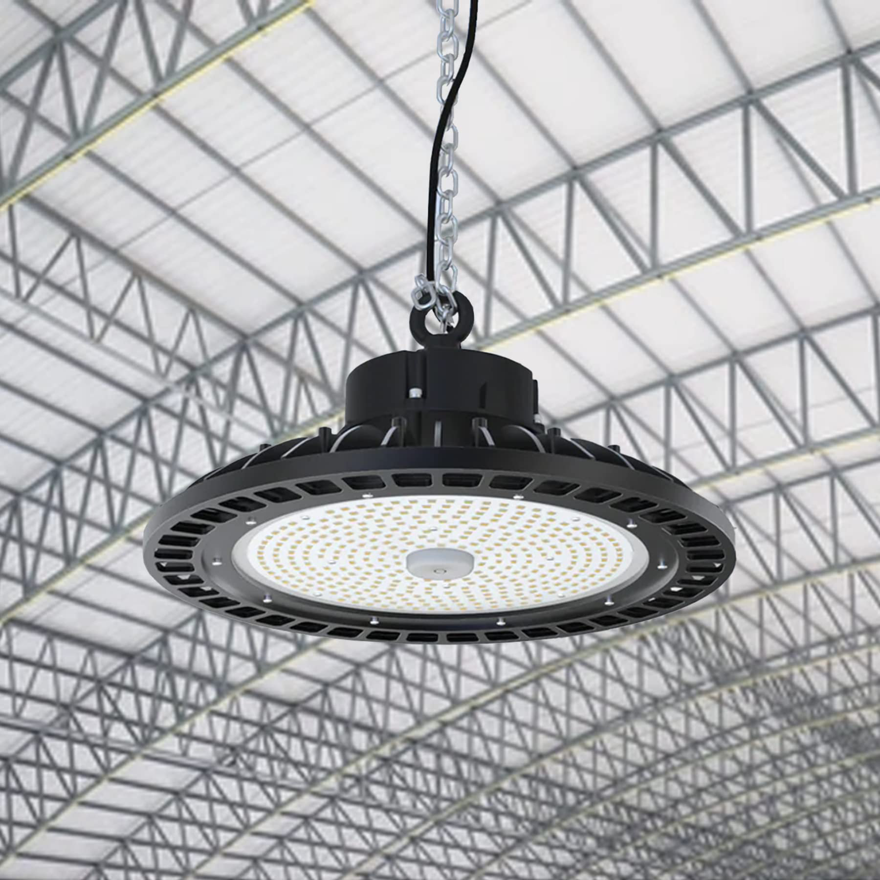 Wen Lighting Dimmable Circle High Bay Ceiling Light | Wayfair