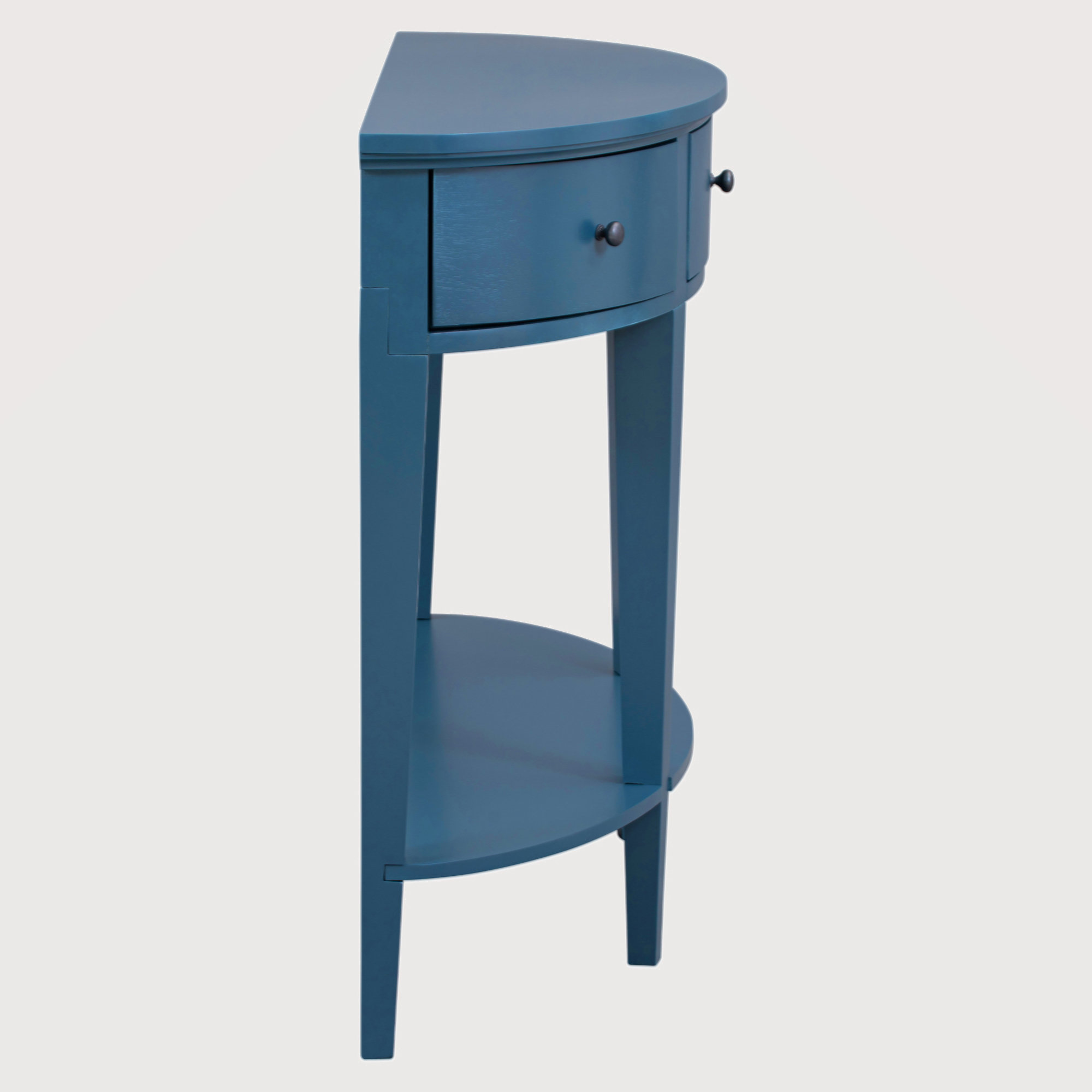 Ivy Bronx Modern Curved Console Table Sofa Table With 3 Drawers And 1 ...