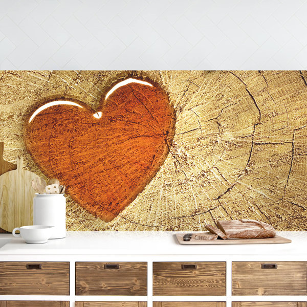 Union Rustic Margery 100 x 350cm PVC Tile in Brown | Wayfair.co.uk