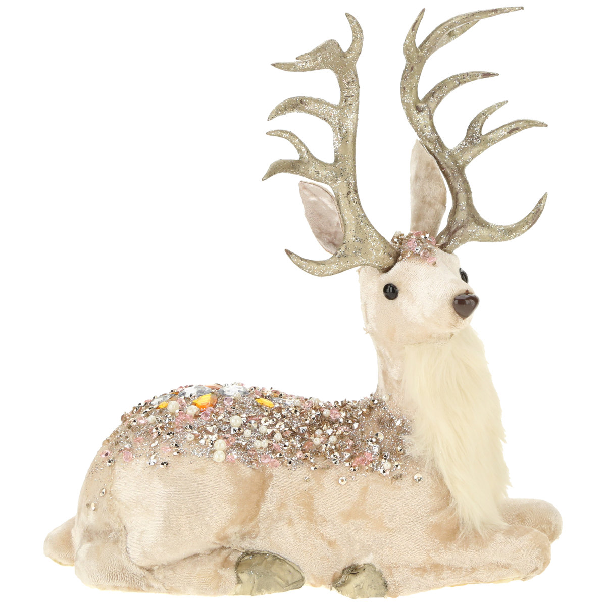 Mark Roberts Laying Jeweled Deer, Large -11 Inches | Perigold