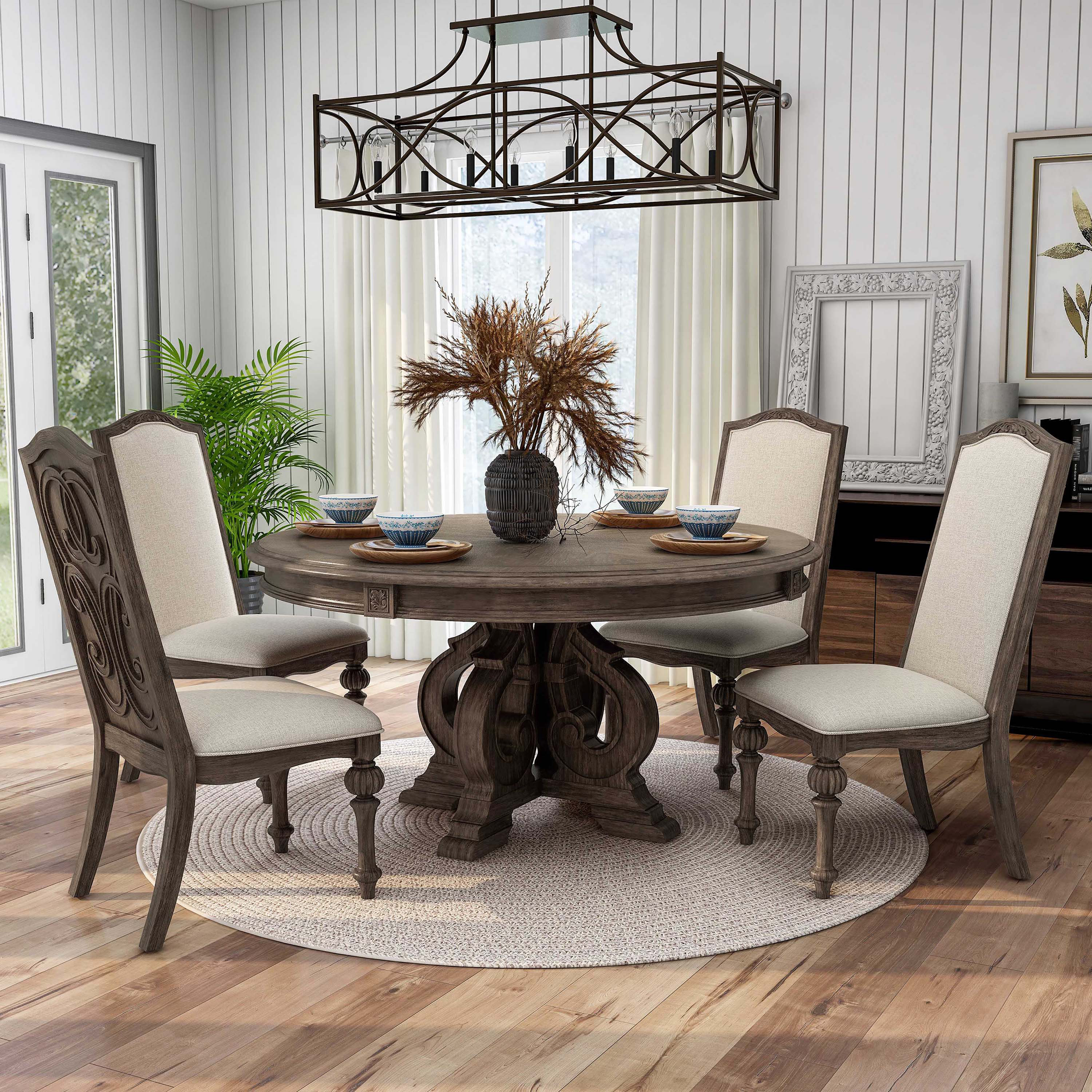 Ophelia & Co. Mohall Pedestal Dining Set & Reviews | Wayfair