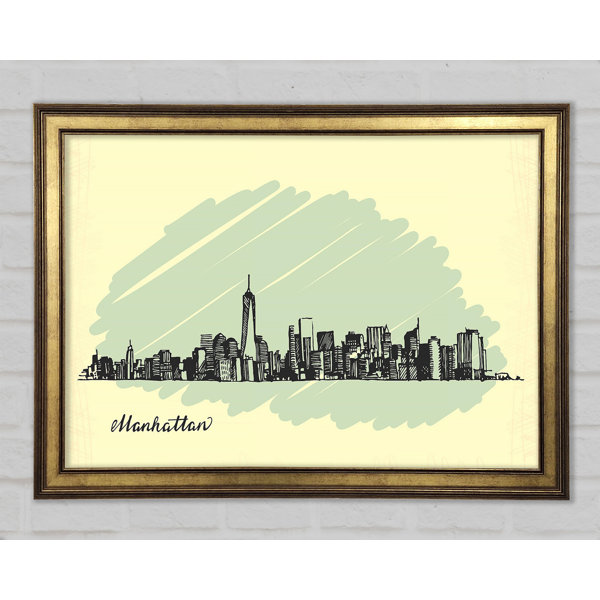 Happy Larry Outline Of The City 8 - Print | Wayfair.co.uk