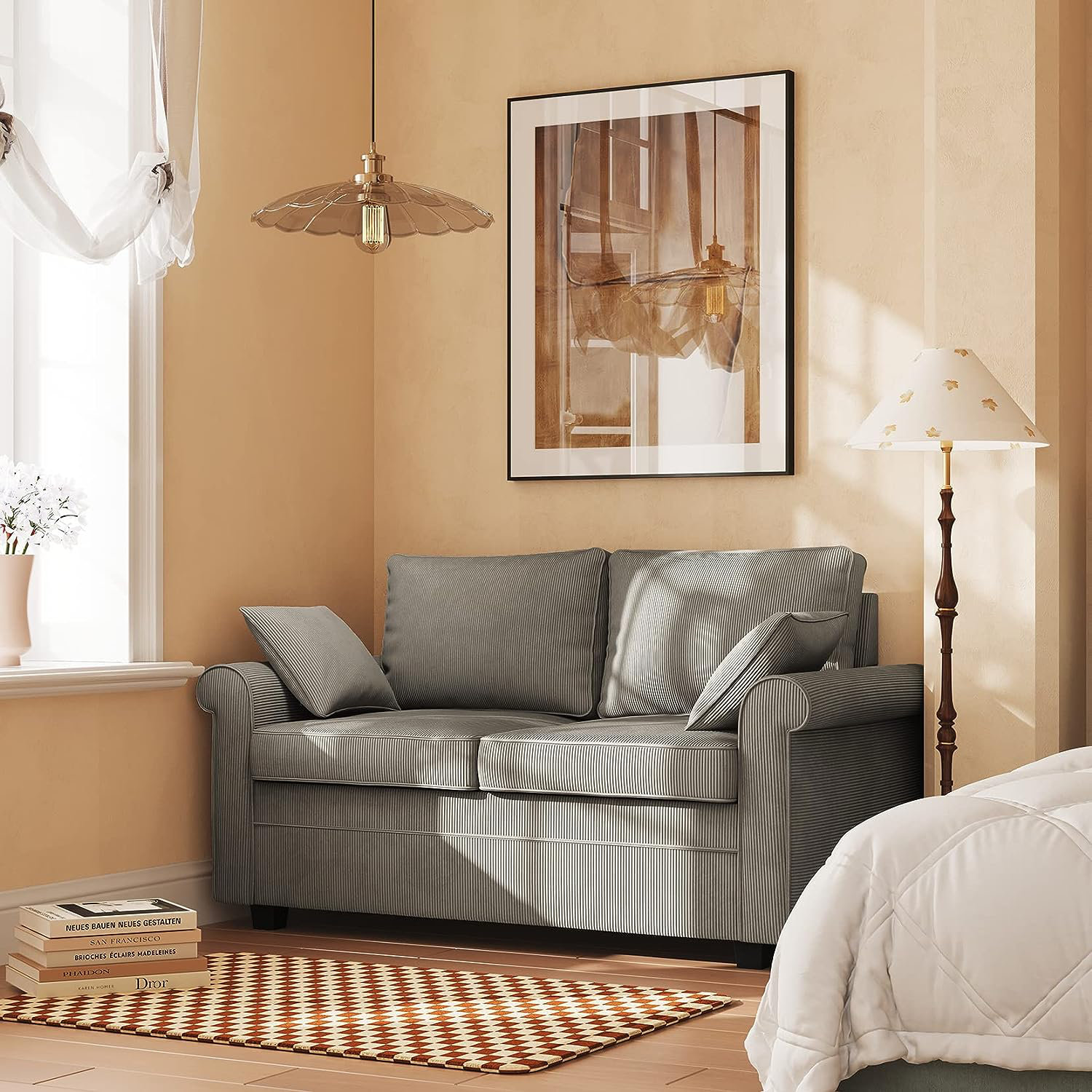 Red Barrel Studio Schechter 55.51'' Upholstered Sleeper Sofa & Reviews ...