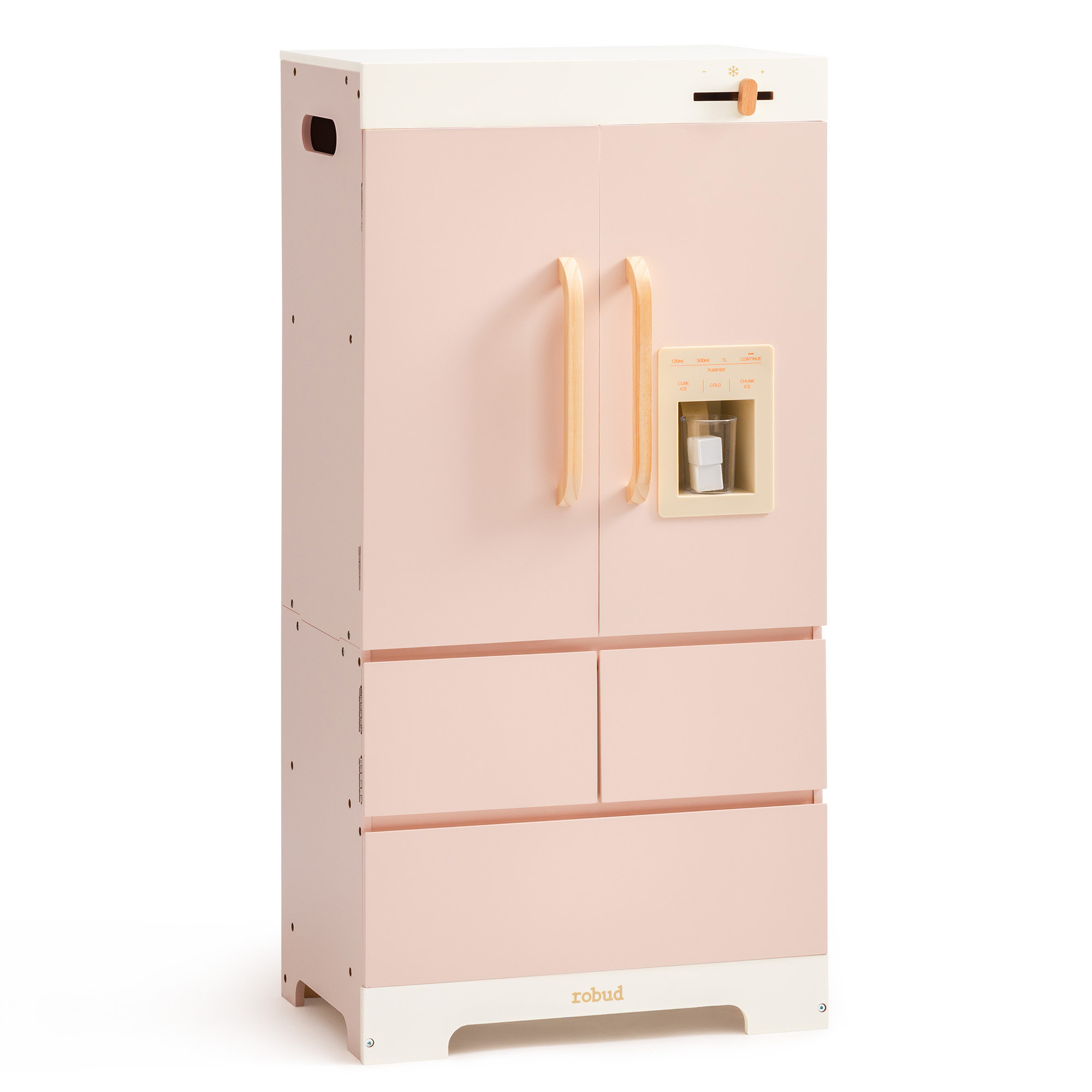 ROBUD Wooden Refrigerator Play Kitchen Toy for Kids & Reviews | Wayfair