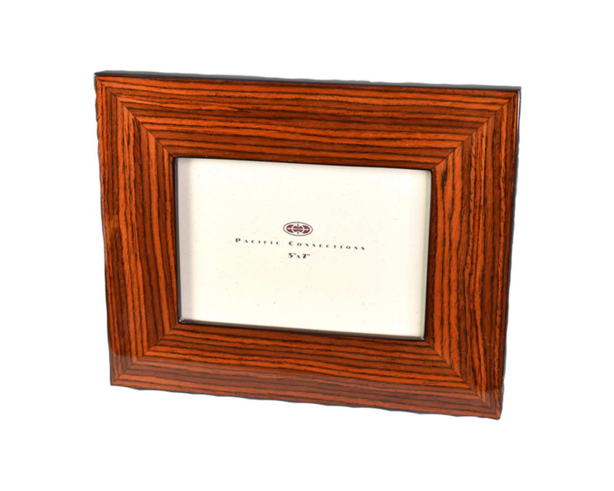 Pacific Connections 5" x 7" Wood Single Picture Frame in Brown | Wayfair