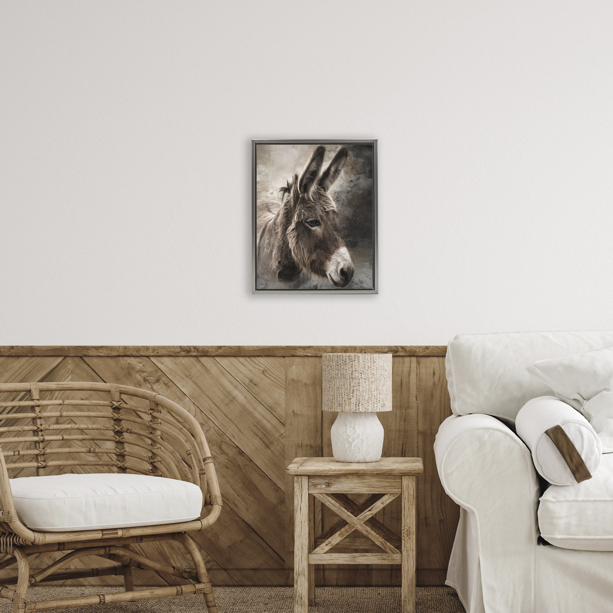 Ophelia & Co. All Ears Donkey Floating Frame, design by Robin-Lee Viera ...