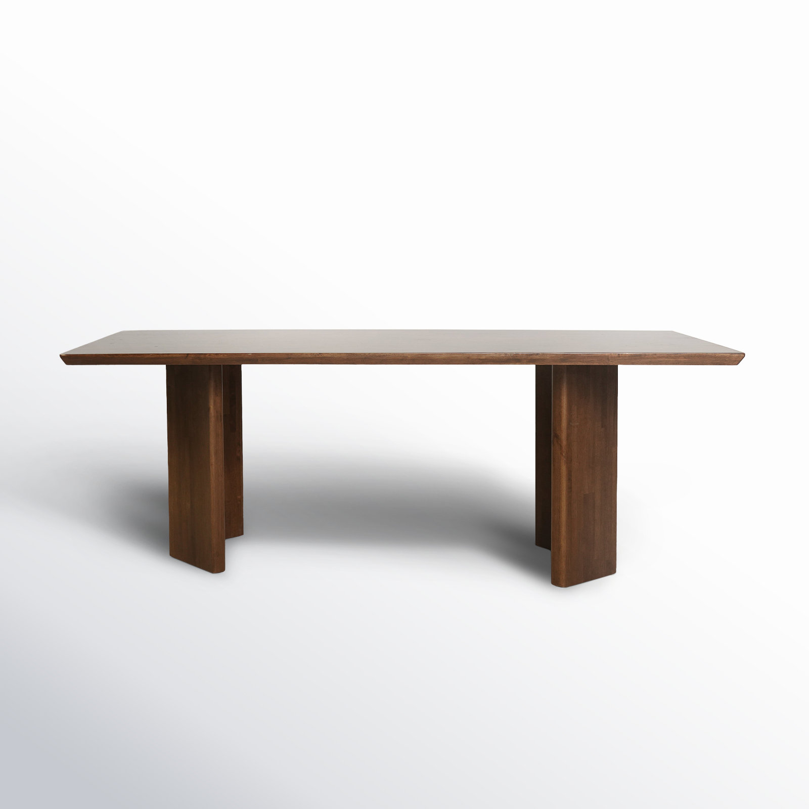 Mercury Row® Chen 86" Solid Wood Rectangular Dining Table & Reviews ...