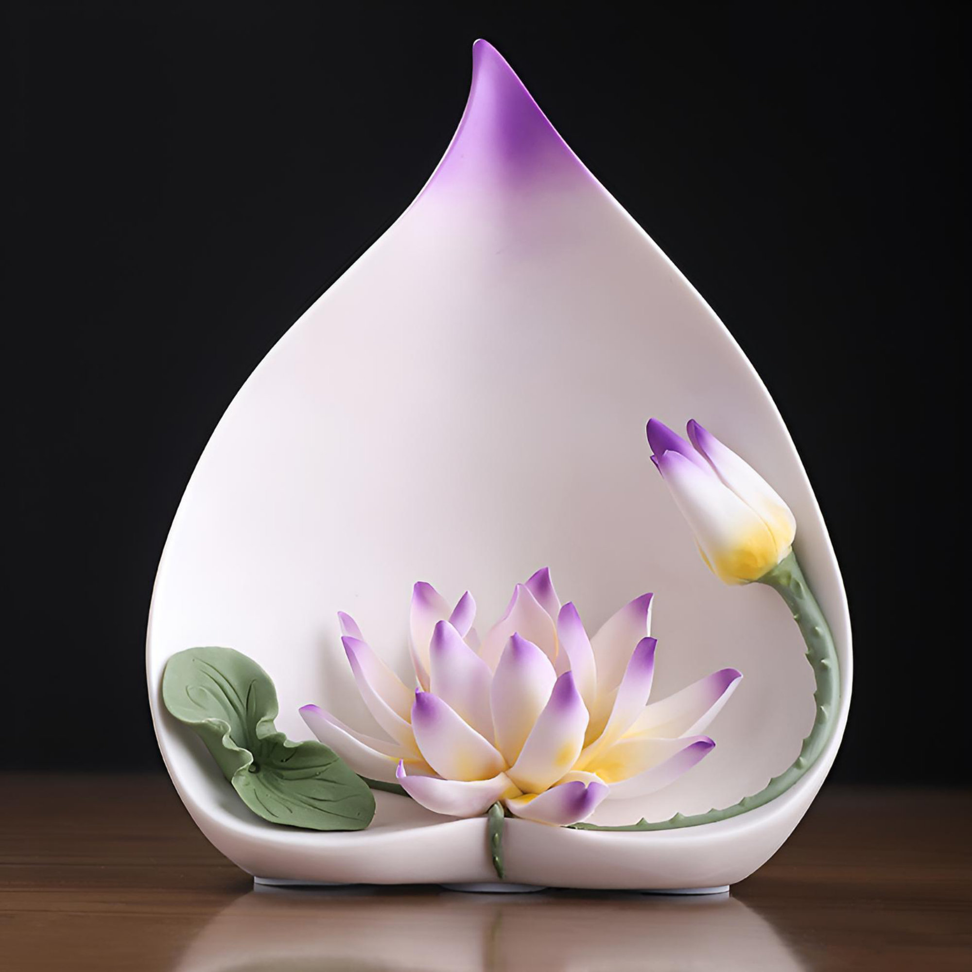 Padise Epoch Delicate Porcelain Lotus Blossom – Handmade Oriental ...