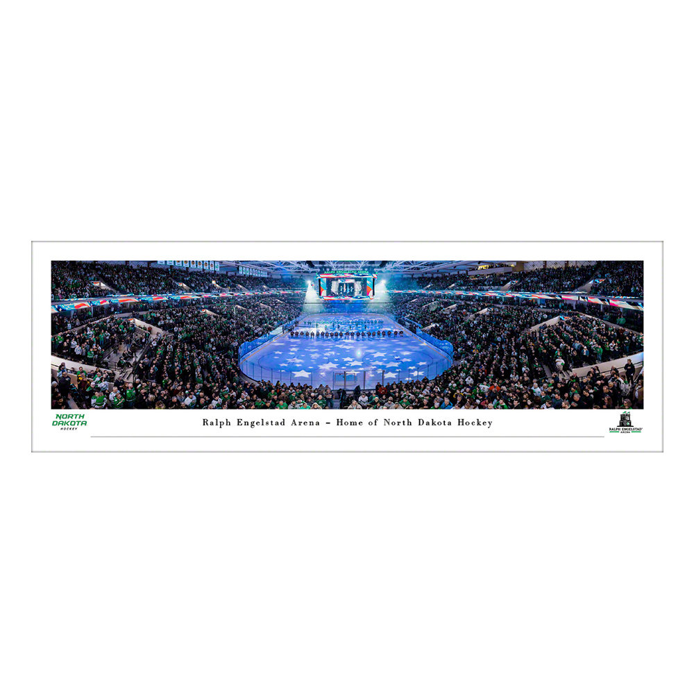 Blakeway Worldwide Panoramas, Inc North Dakota Hockey Panoramic Print ...