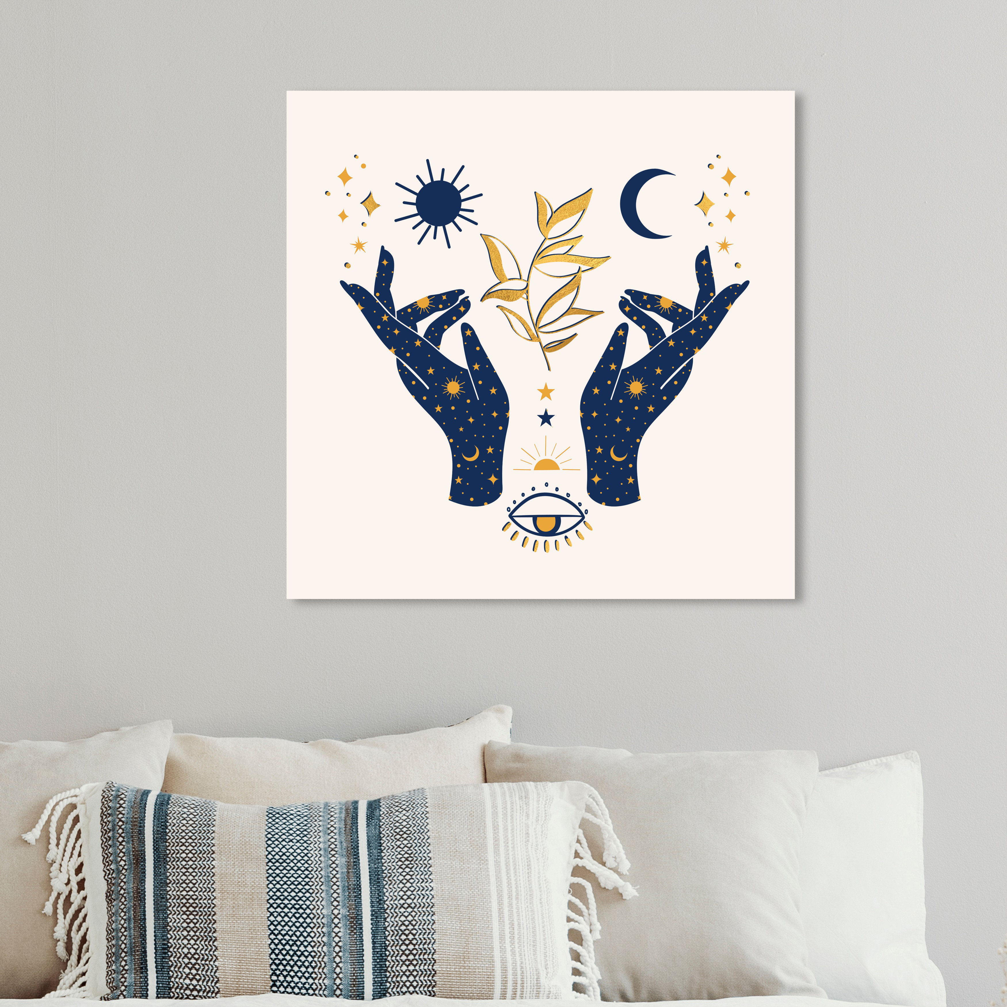 Oliver Gal Spiritual and Religious Fate Hands Spiritual - Graphic Art ...