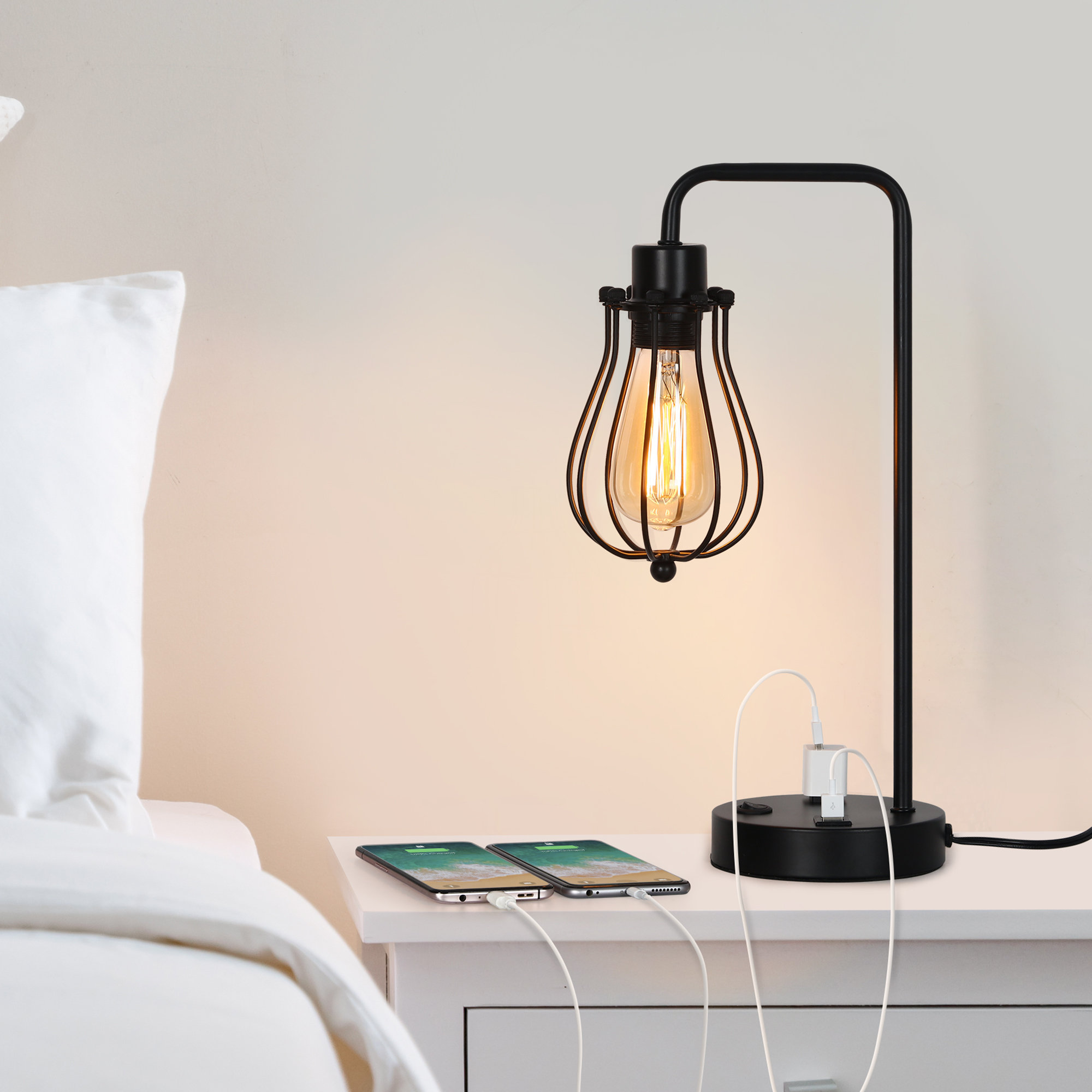 Williston Forge Annie-Jane Metal USB Desk Lamp - Wayfair Canada