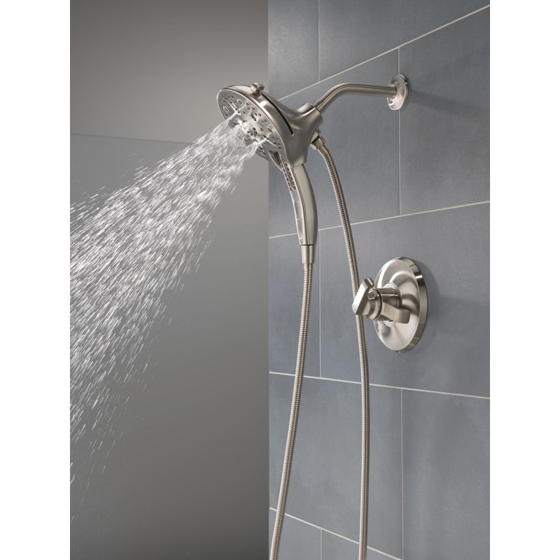 Delta Tetra 17 Series Dual-Function Shower Faucet Trim, In2ition Shower ...