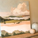 Sand & Stable " Cumulus Landscape II " by Emma Scarvey Painting Print ...