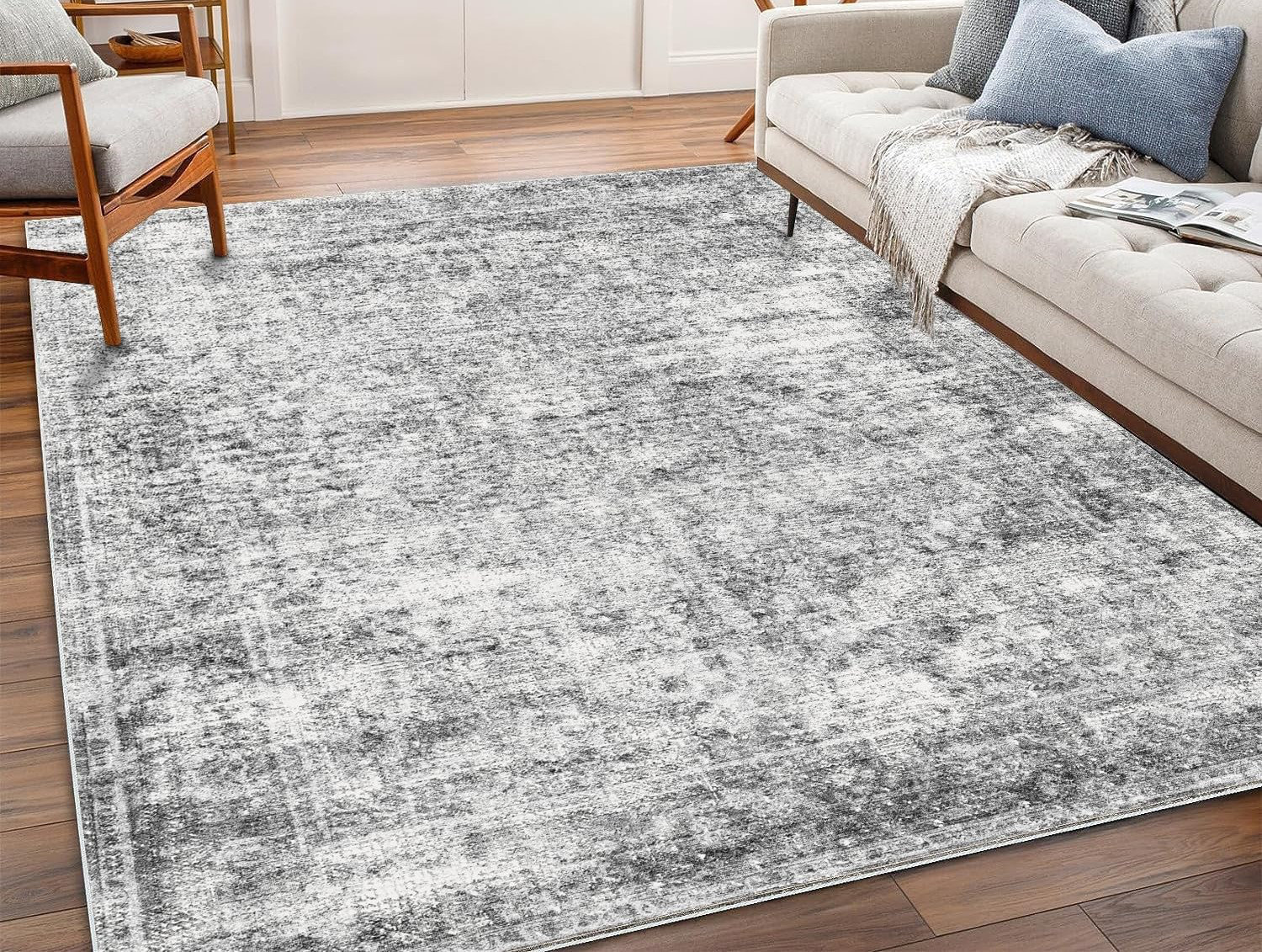 Trent Austin Design® The Area Rug Washable Living Room Indoor Non-Slip ...