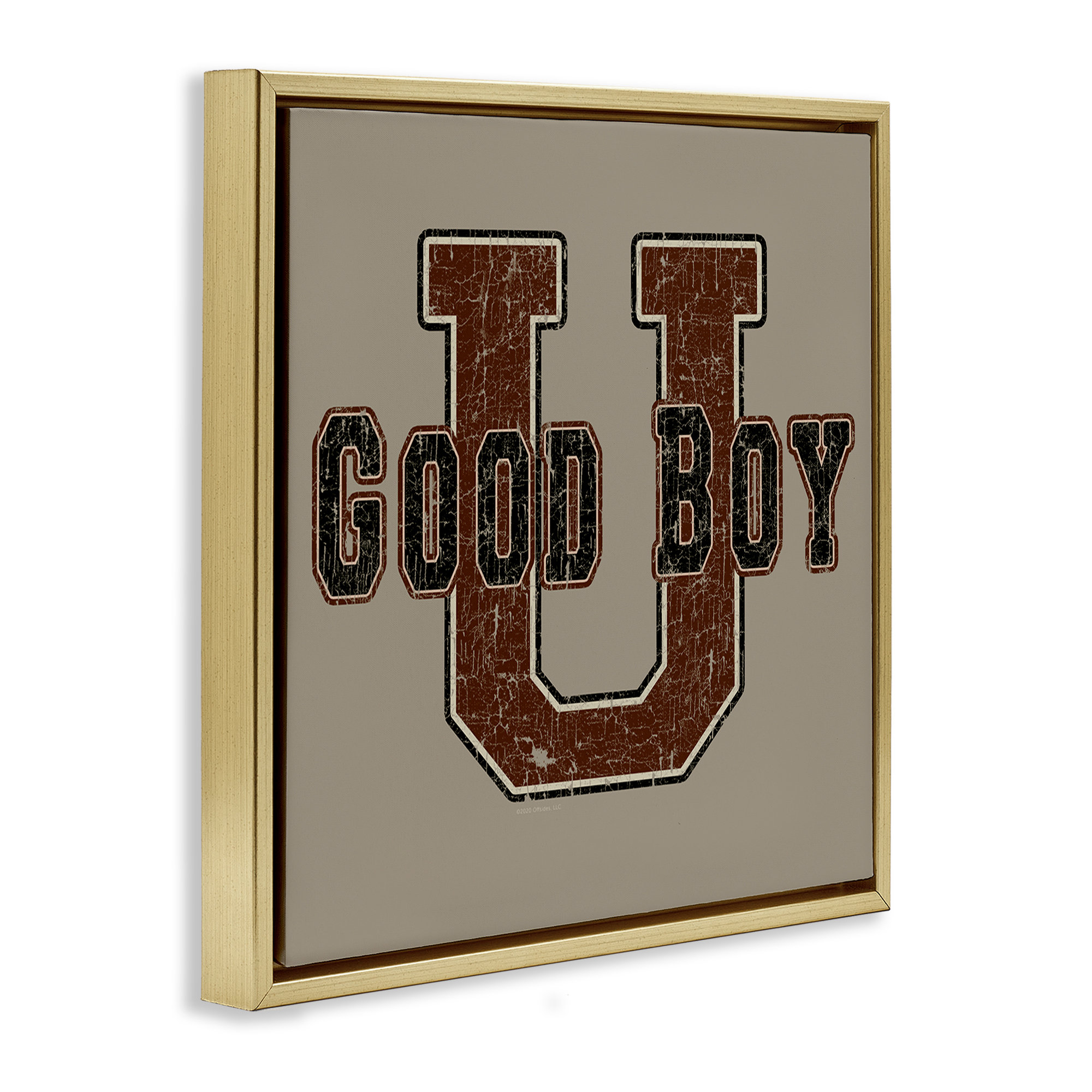 Trinx Good Boy U Vintage Floater Canvas Wall Art by Spirit Animals/Life ...