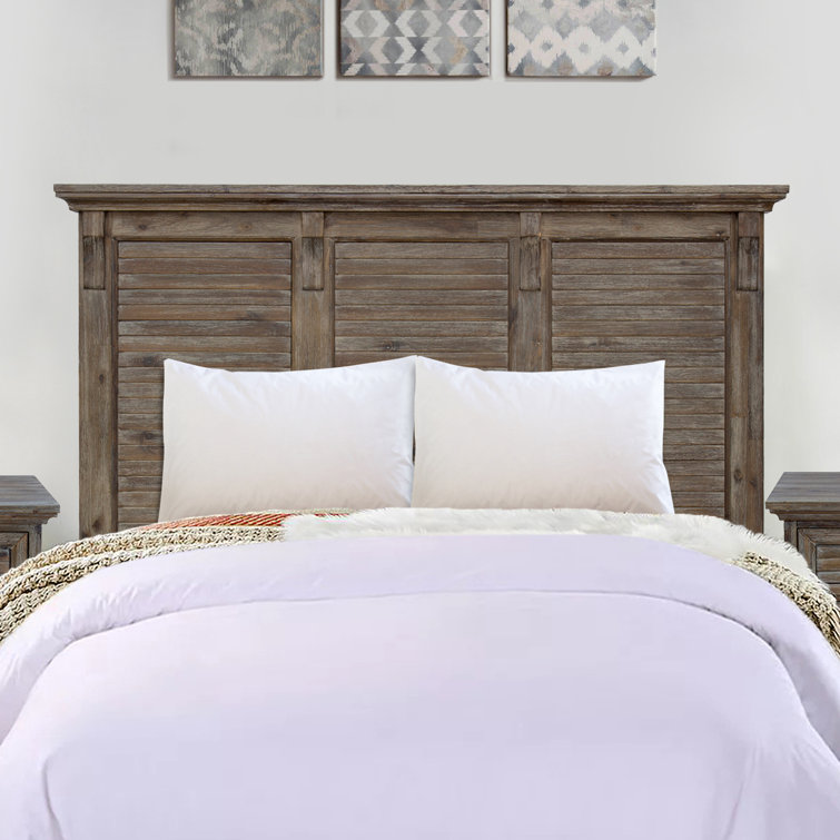 Rosecliff Heights Catrease Solid Wood Panel Headboard | Wayfair