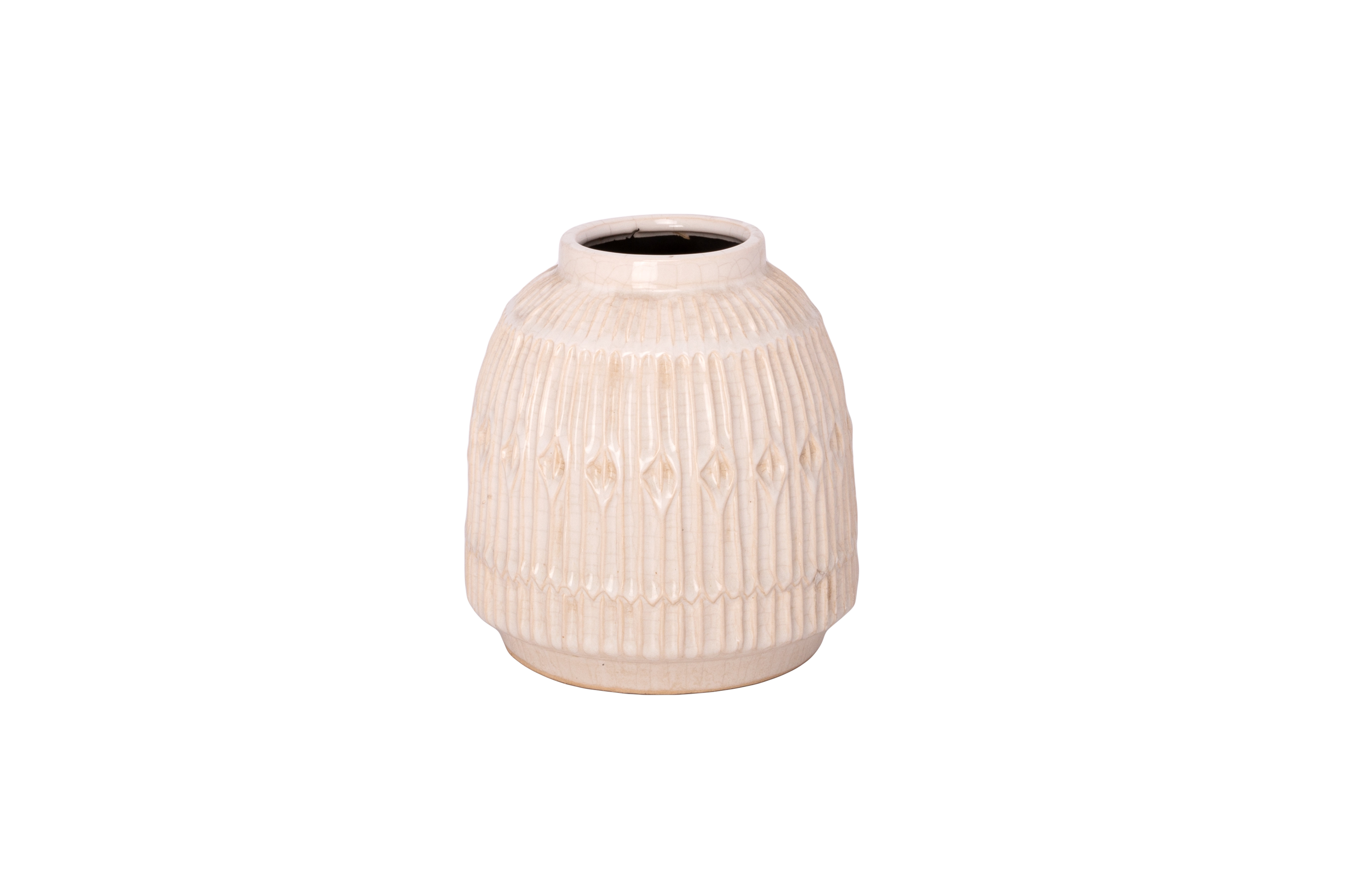 Lark Manor™ Ceramic Round Vase White | Wayfair