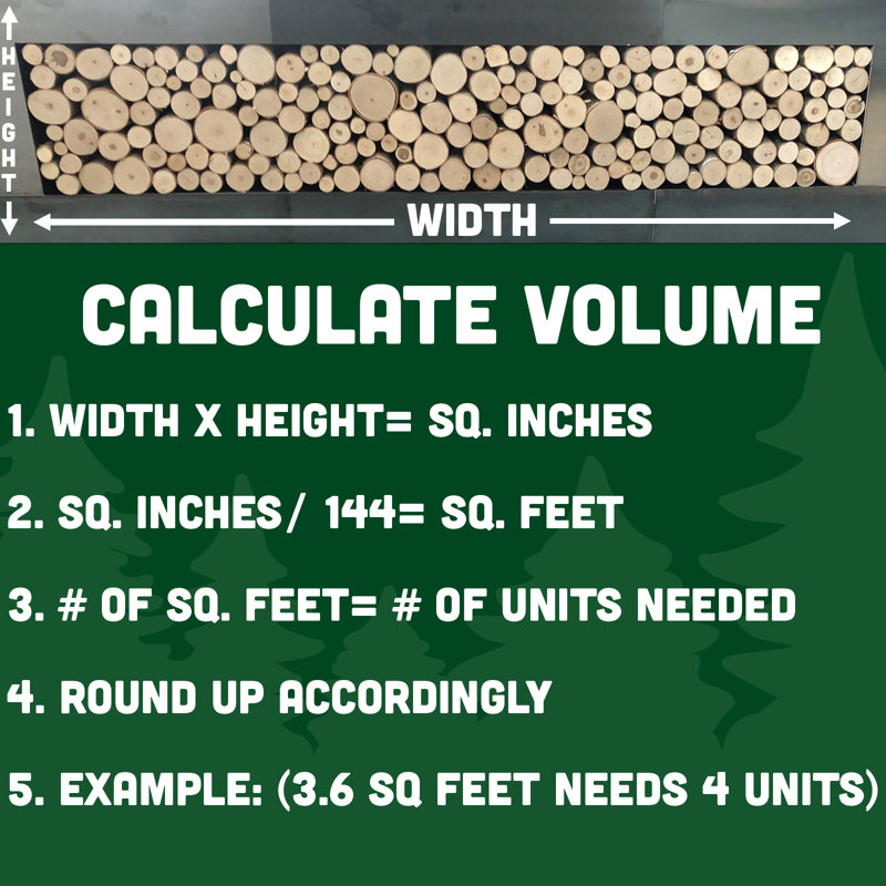 Millwood Pines Wilson Birch Fill a Space Logs Wall Décor & Reviews ...