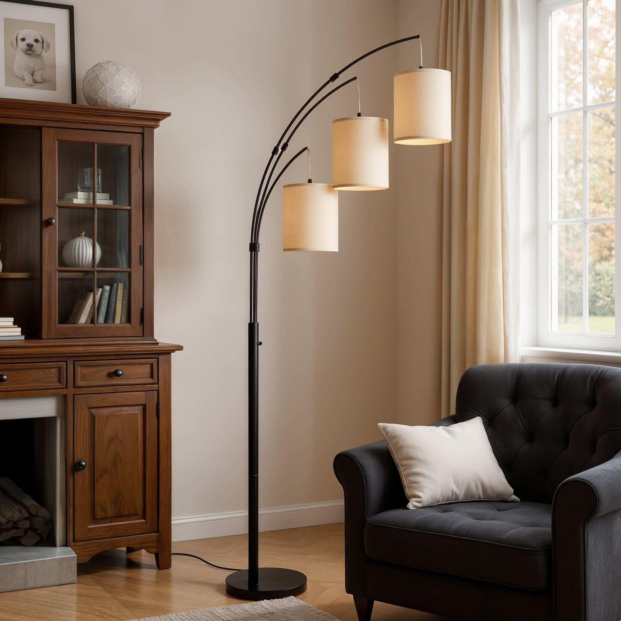 Lark Manor 80" 3 - Light Arc Tree Floor Lamp & Reviews - Wayfair Canada