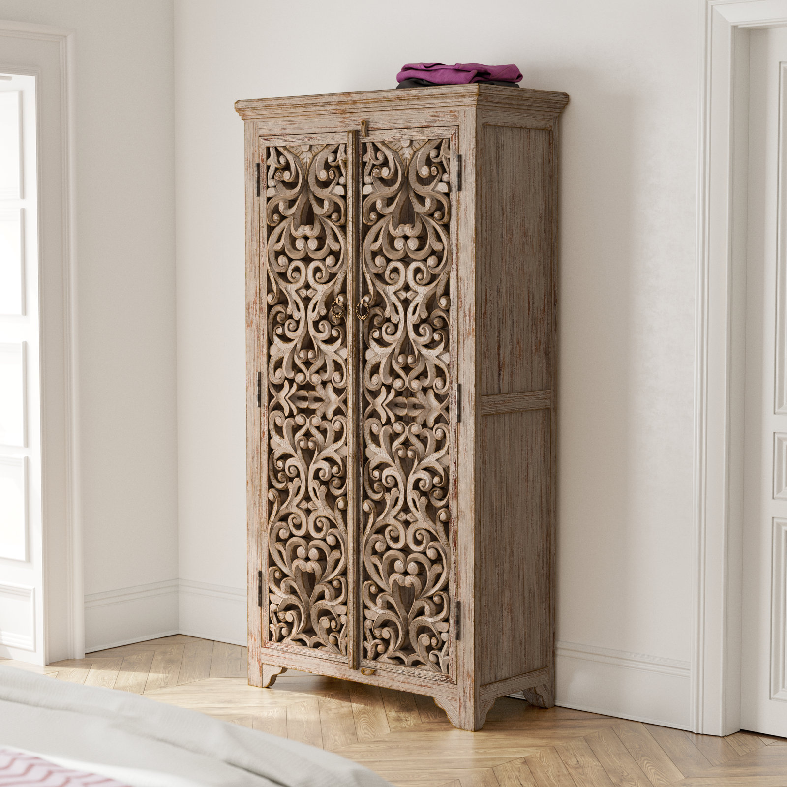 Kelly Clarkson Home Eva Solid Wood Armoire & Reviews - Wayfair Canada