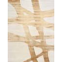 Pasargad Rectangle Abstract Hand-Knotted Silk/Wool Area Rug in Gold ...