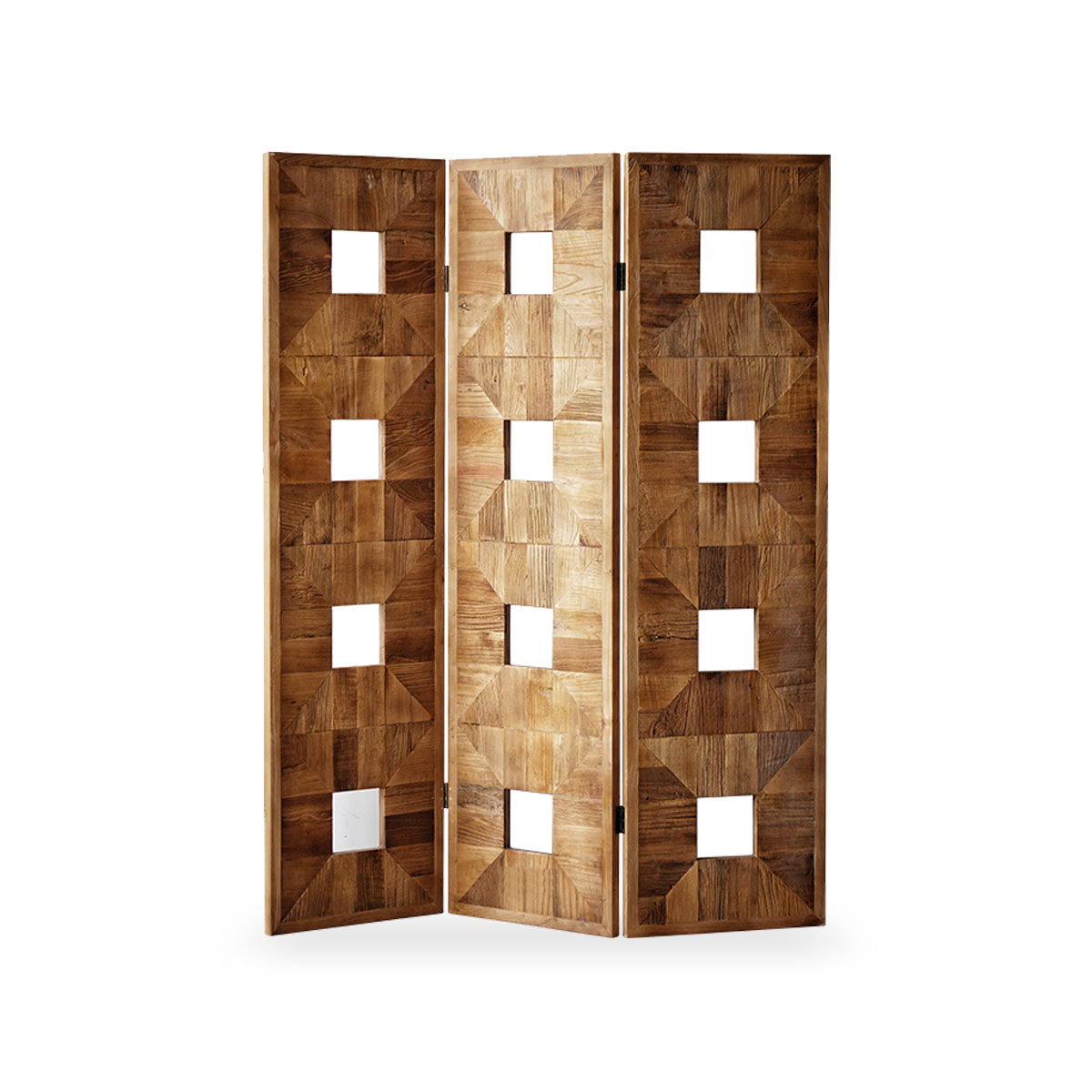 abodeappeal Brown Rectangular Solid Wood Room Dividers | Wayfair
