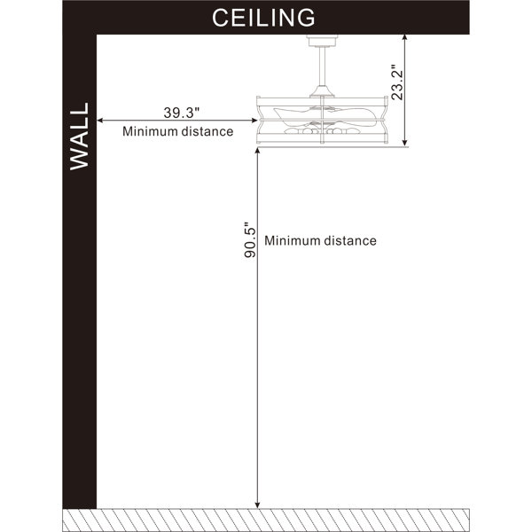 17 Stories 26'' Ceiling Fan with Light Kit | Wayfair