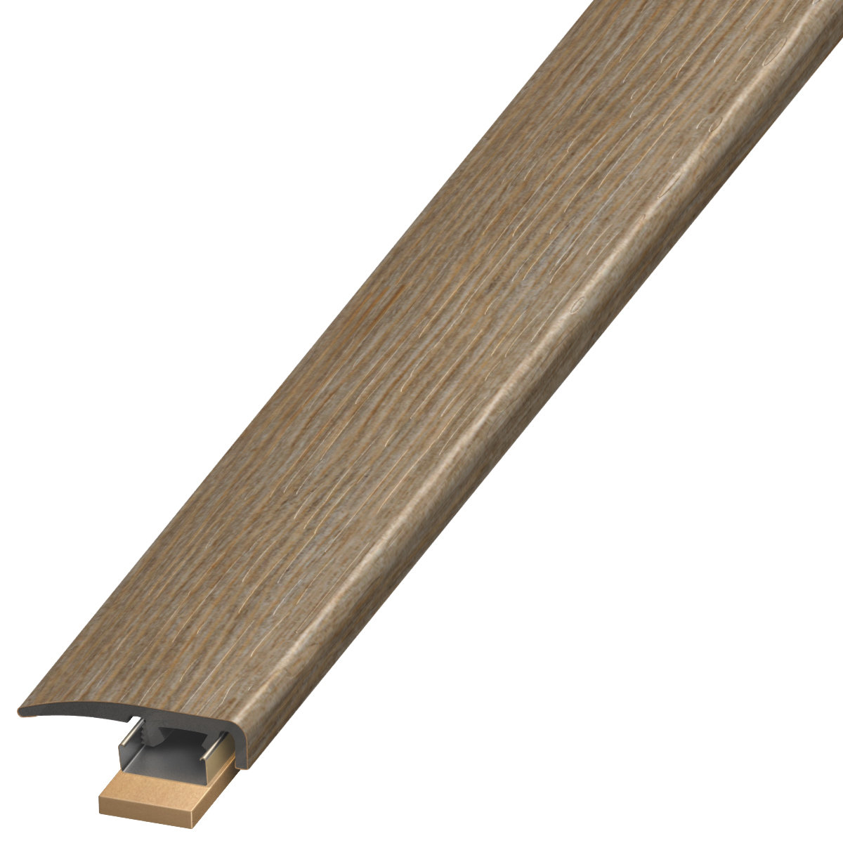 Versatrim Plastic 0.31" Thick 1.38" Wide 94" Length Threshold / End Cap ...