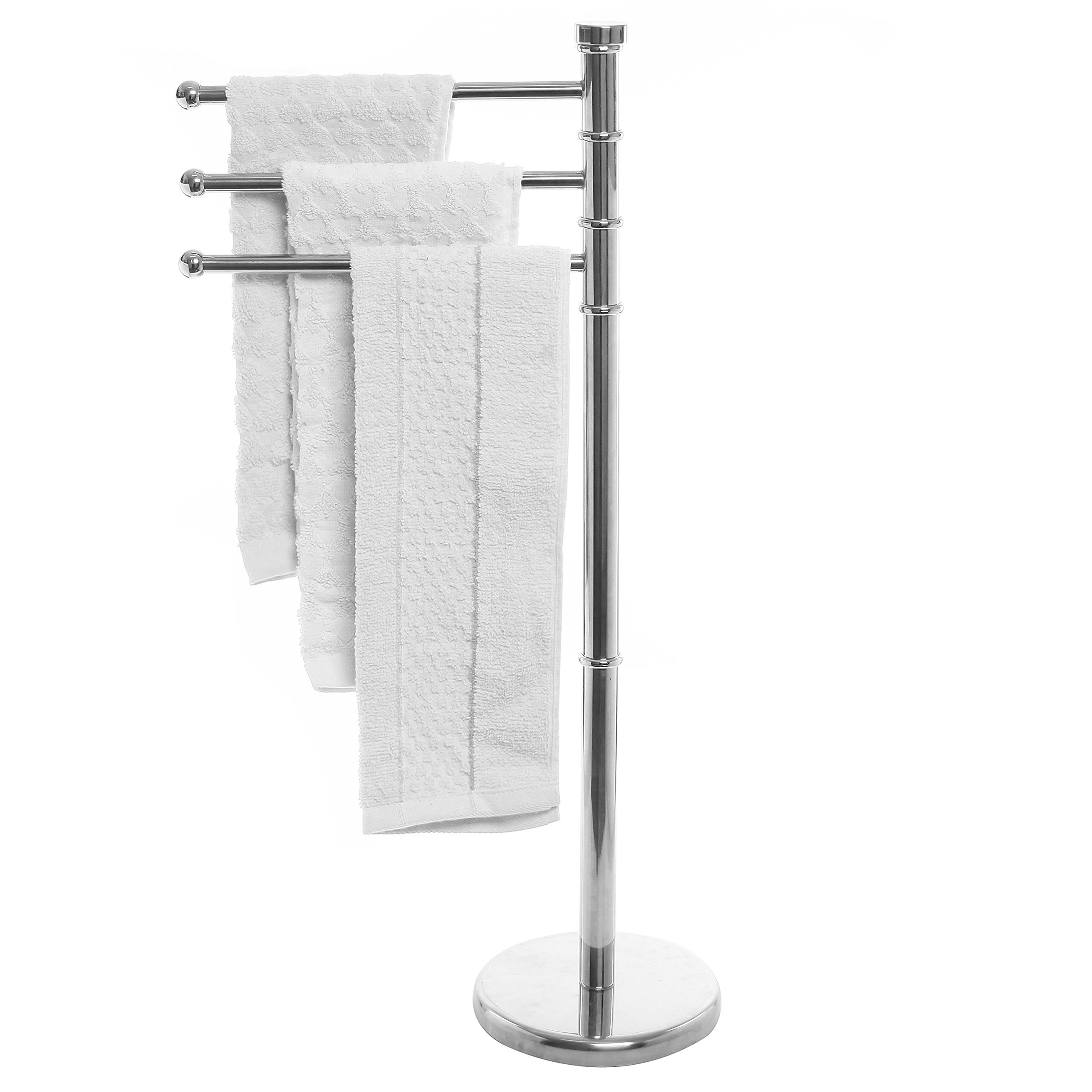 MyGift 3 Freestanding Towel Stand & Reviews | Wayfair