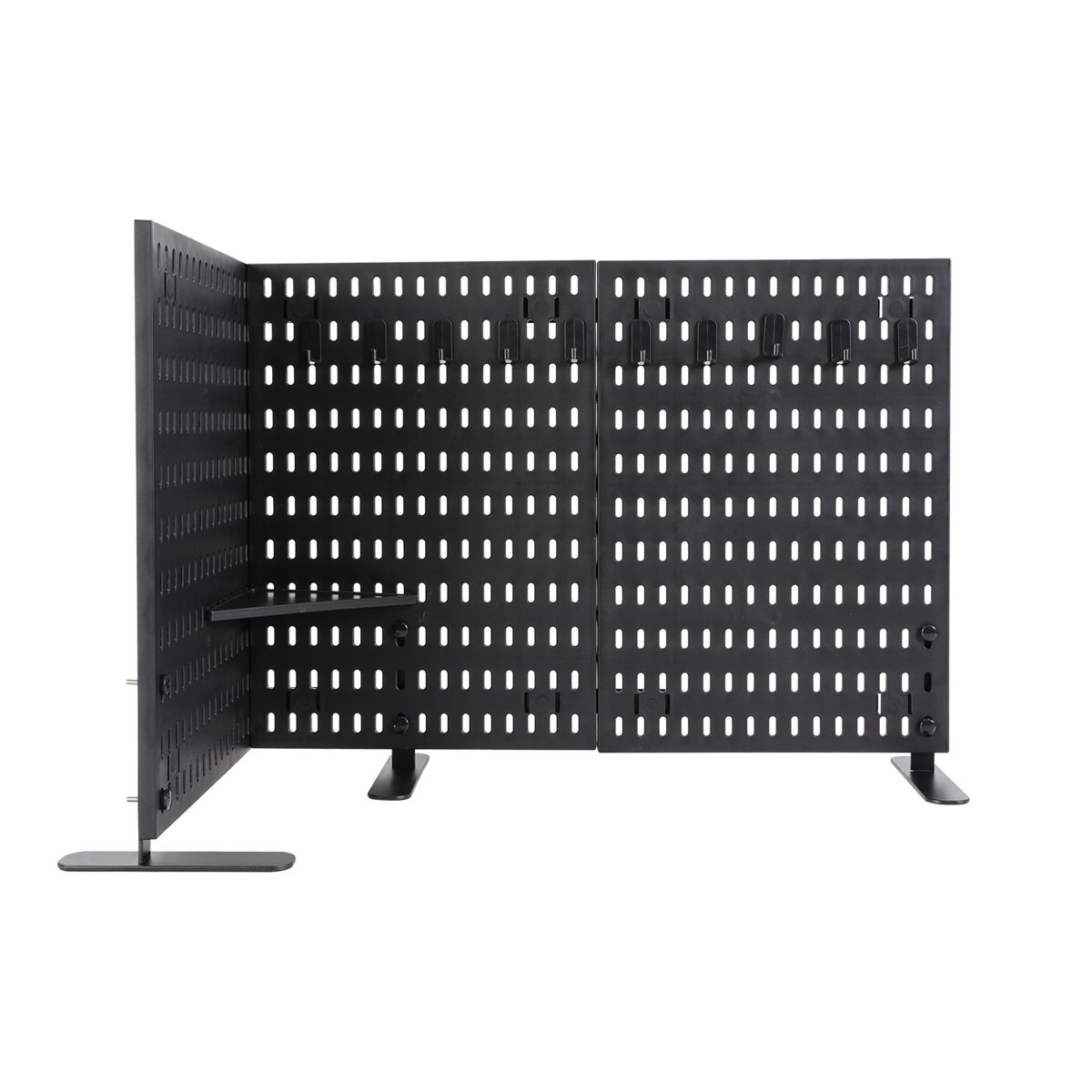 YYBSH Desk Partition Panels, Desk Divider, Table Organization Pegboard ...