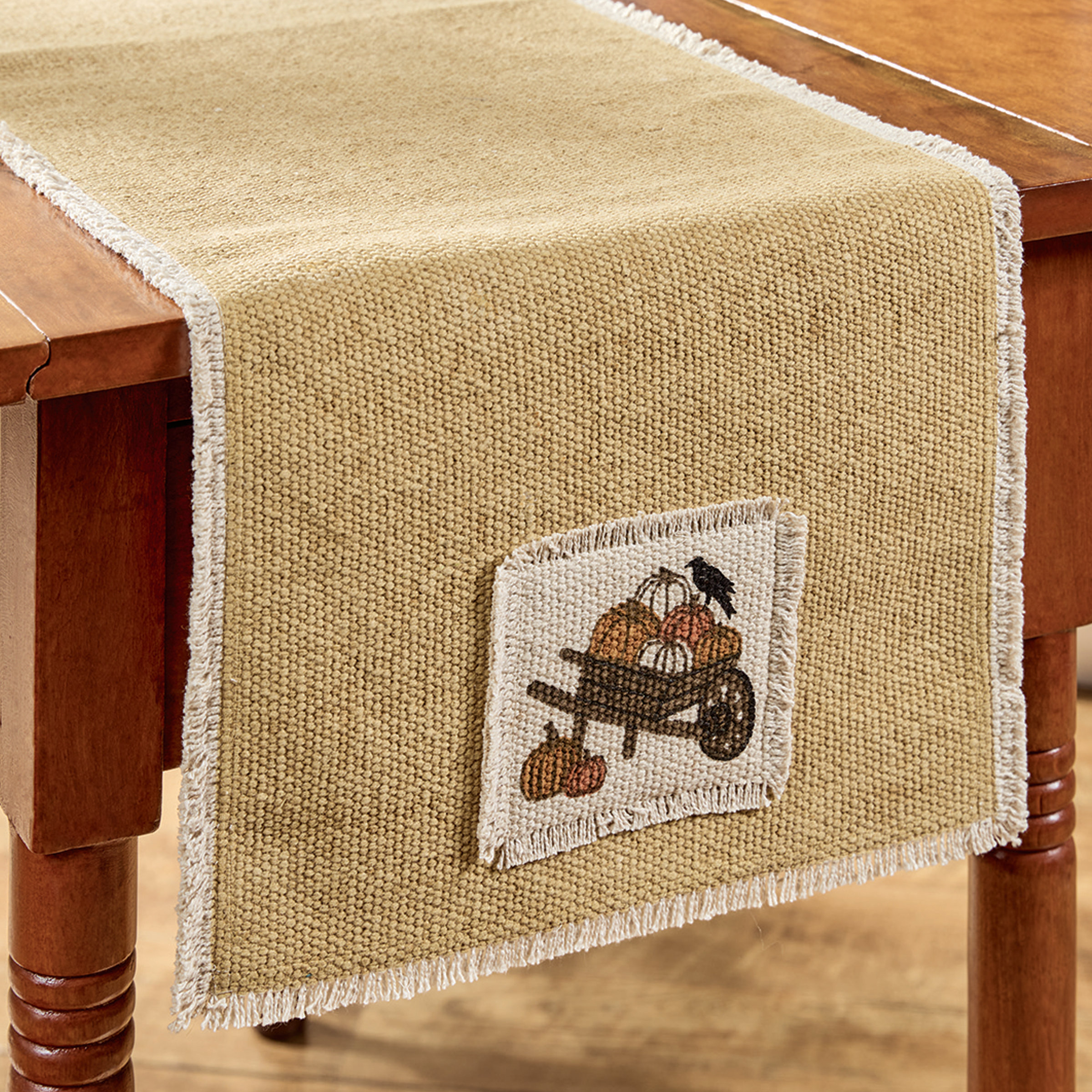 August Grove® Gathering Pumpkins Table Runner | Wayfair