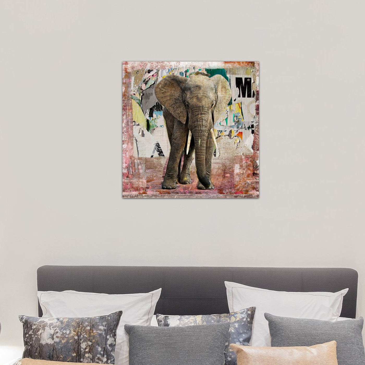 Ebern Designs "Elephant Torn" Poster by Luz Graphics Graphic Art on ...