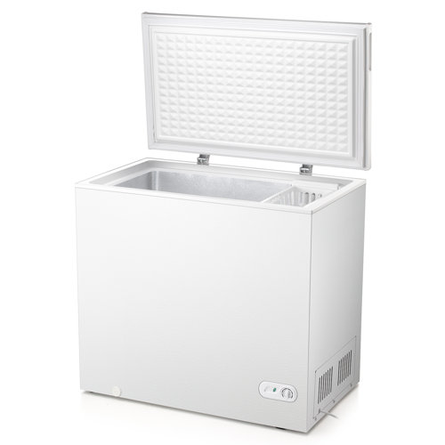 R.W.FLAME 7 Cubic Feet Chest Freezer with Adjustable Temperature ...