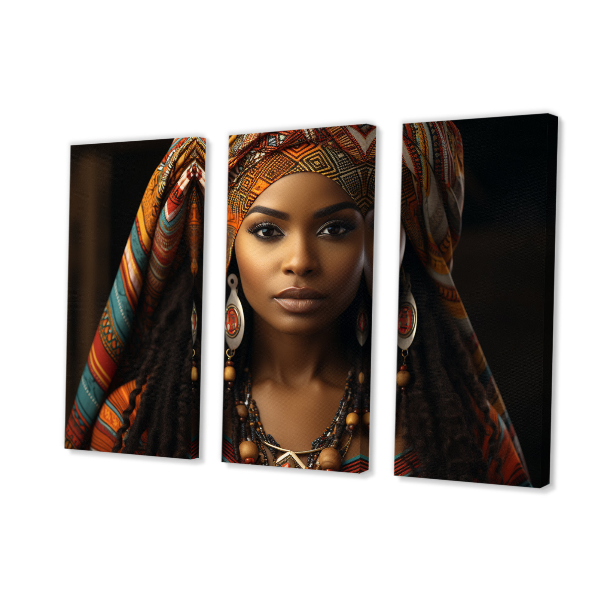 Design Art African Tribal Swazi Emahiya - African Tribal Canvas Prints ...
