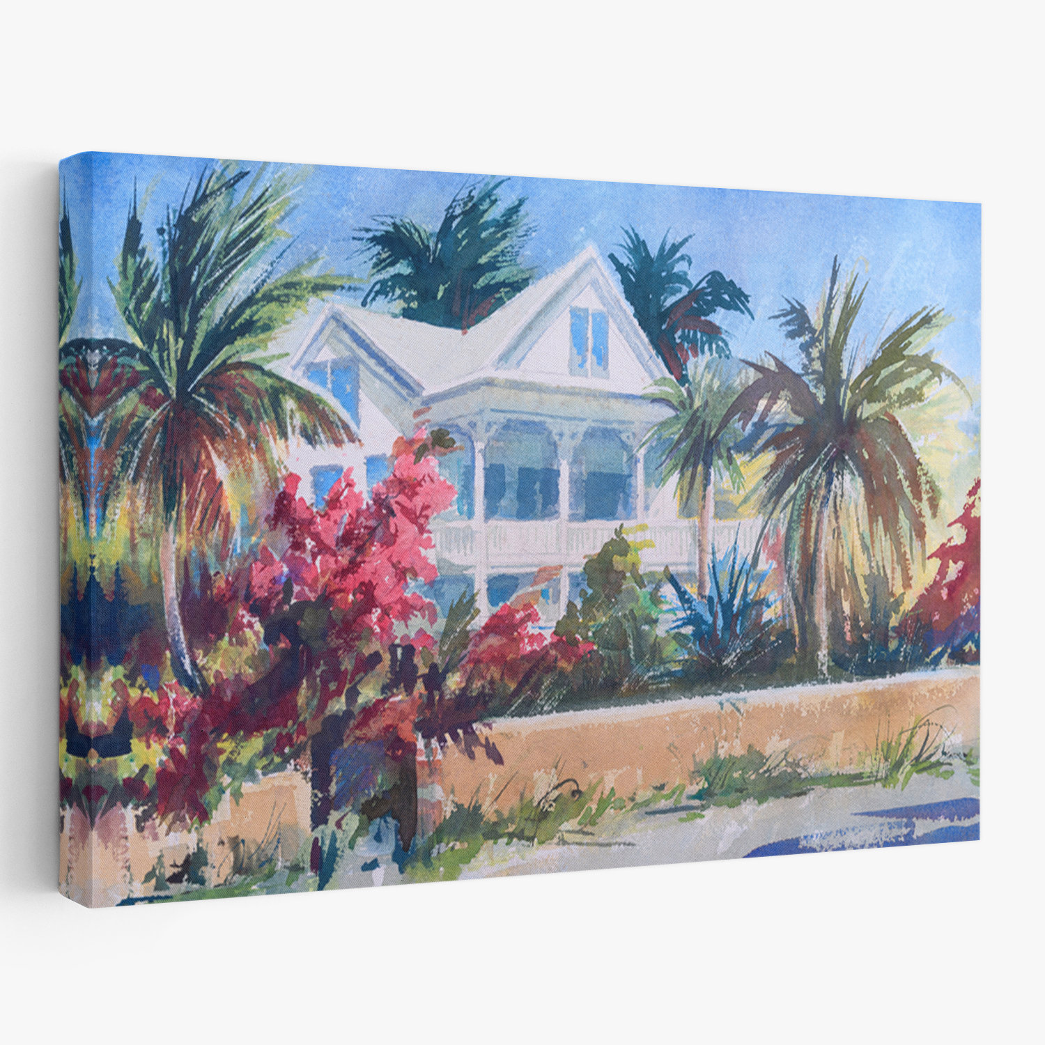 Bay Isle Home™ Veranda Keys - Landscapes Palm Trees Tropical Art ...