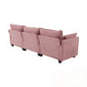 Latitude Run® L Shaped Modular Sectional Sofa with Movable Ottoman and ...