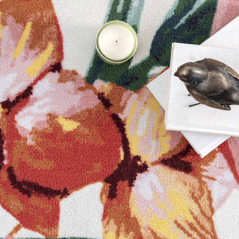 Bay Isle Home™ Pemberton Green/Pink Indoor/ Outdoor Area Rug & Reviews ...