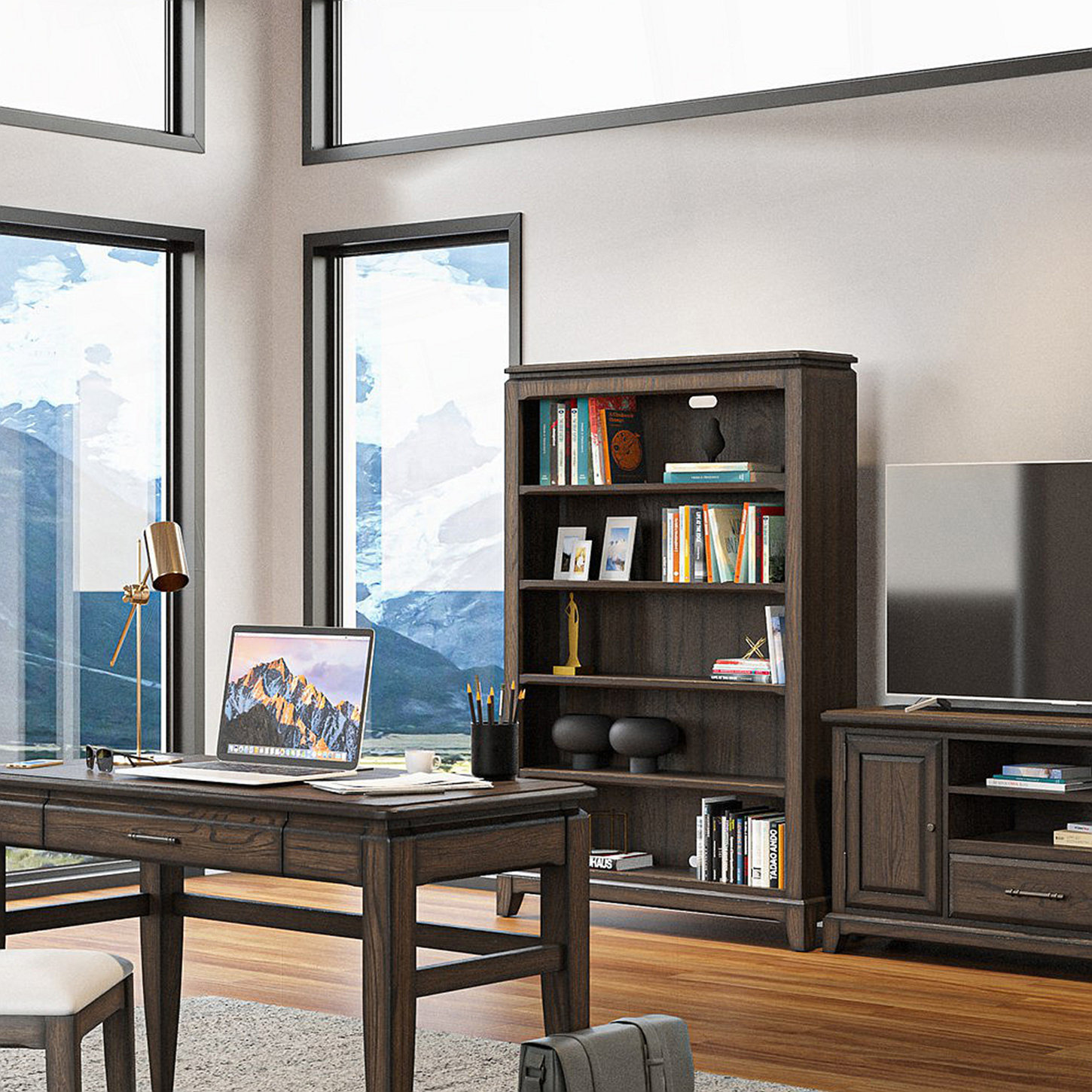 Wildon Home® Traditional Design Six Foot Bookcase | Wayfair