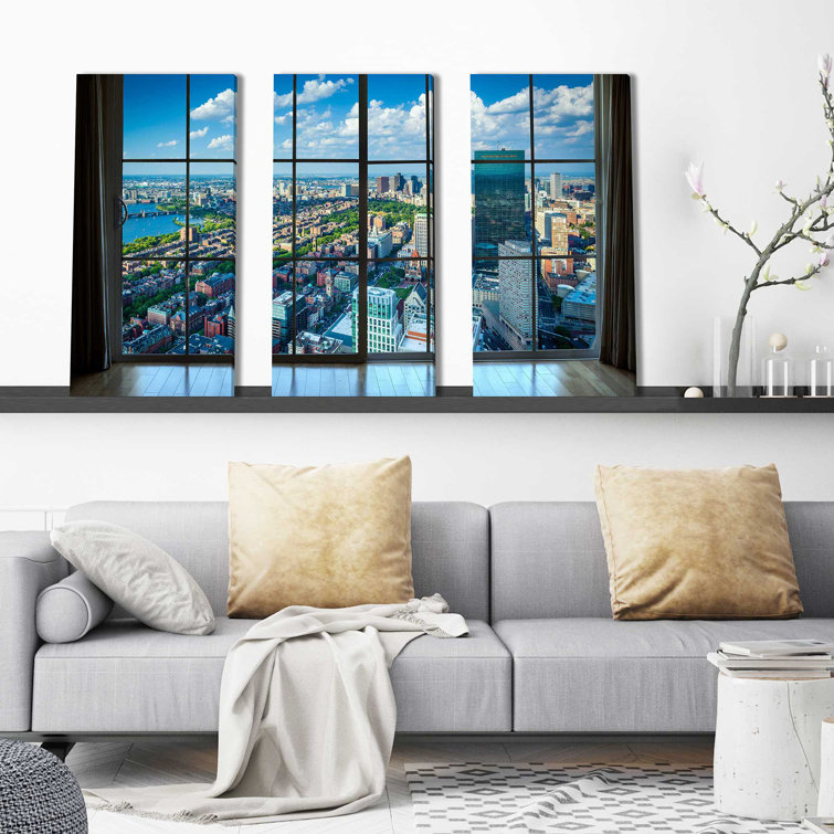 Latitude Run® Back Bay, in Boston, Massachusetts Window - 3 Piece ...