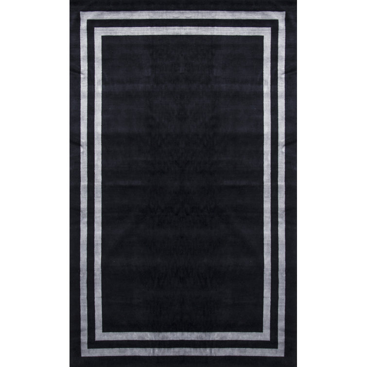 Ebern Designs Cusseta 170cm X 240cm Black/Grey Area Rug | Wayfair.co.uk