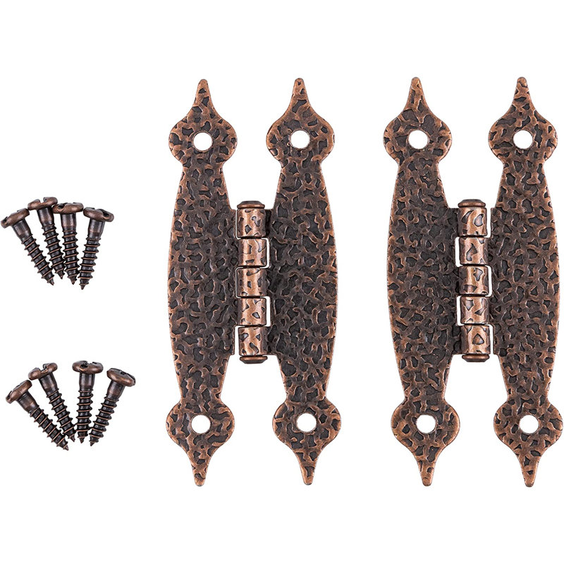 UNIQANTIQ HARDWARE SUPPLY Heavy Duty Hammered Antique Copper "H" Type ...