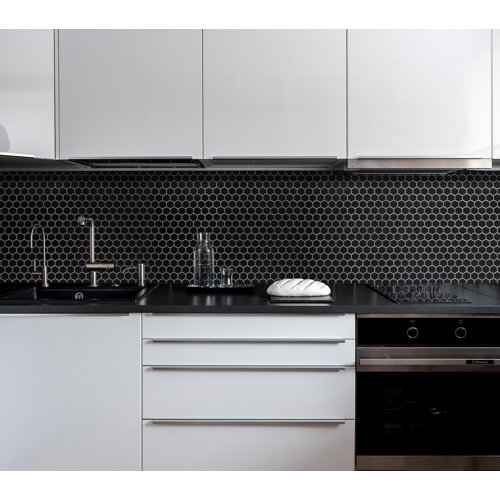 Black & Gray Floor Tile You'll Love | Wayfair