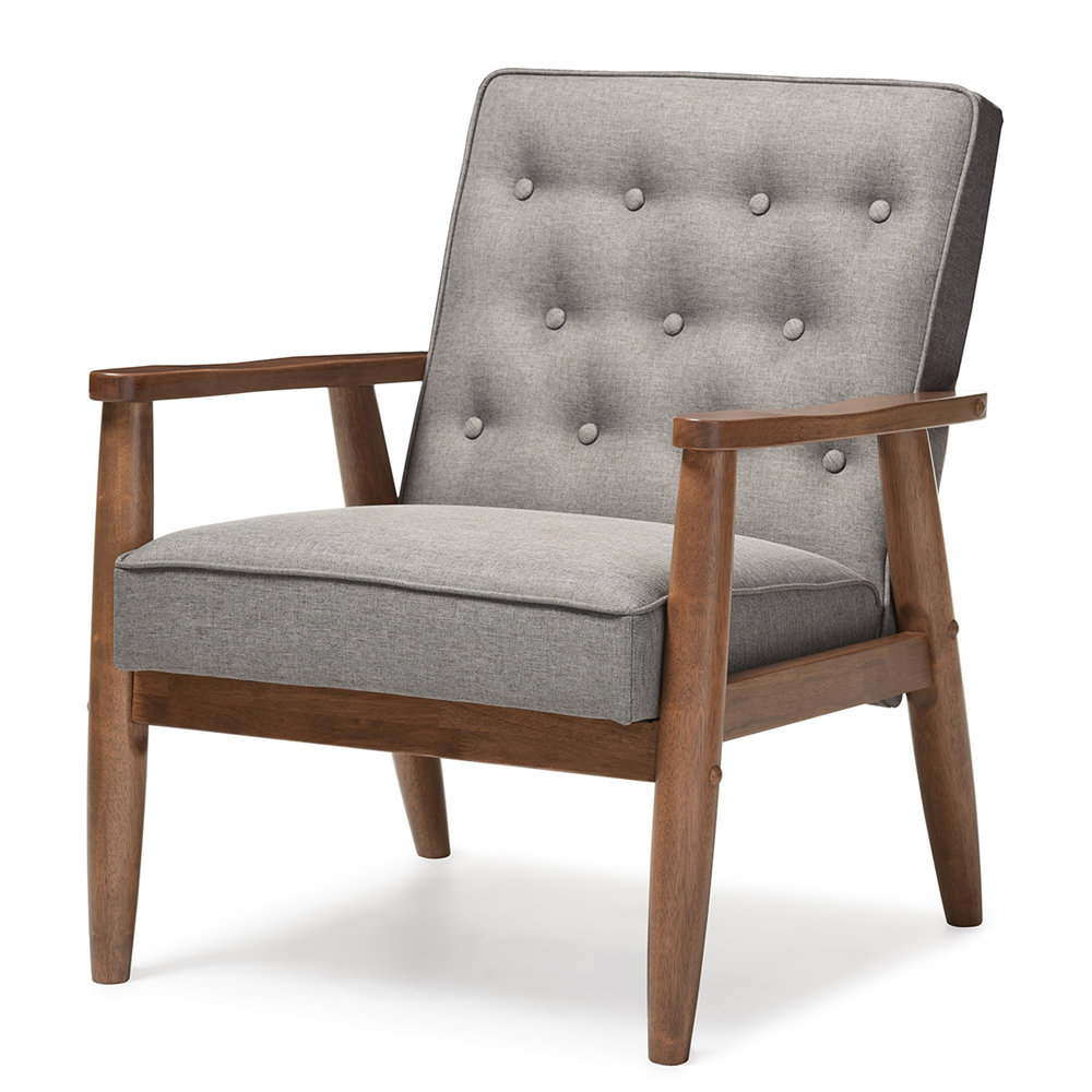 Latitude Run® Berke 27.11" Wide Tufted Lounge Chair & Reviews | Wayfair