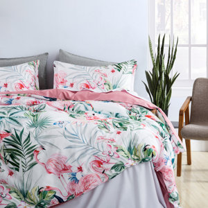 Bayou Breeze Reba Cotton Sateen Duvet Cover Set & Reviews | Wayfair