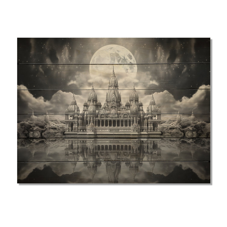 Red Barrel Studio® Hinduisim Art Celestial Abode On Wood Print ...