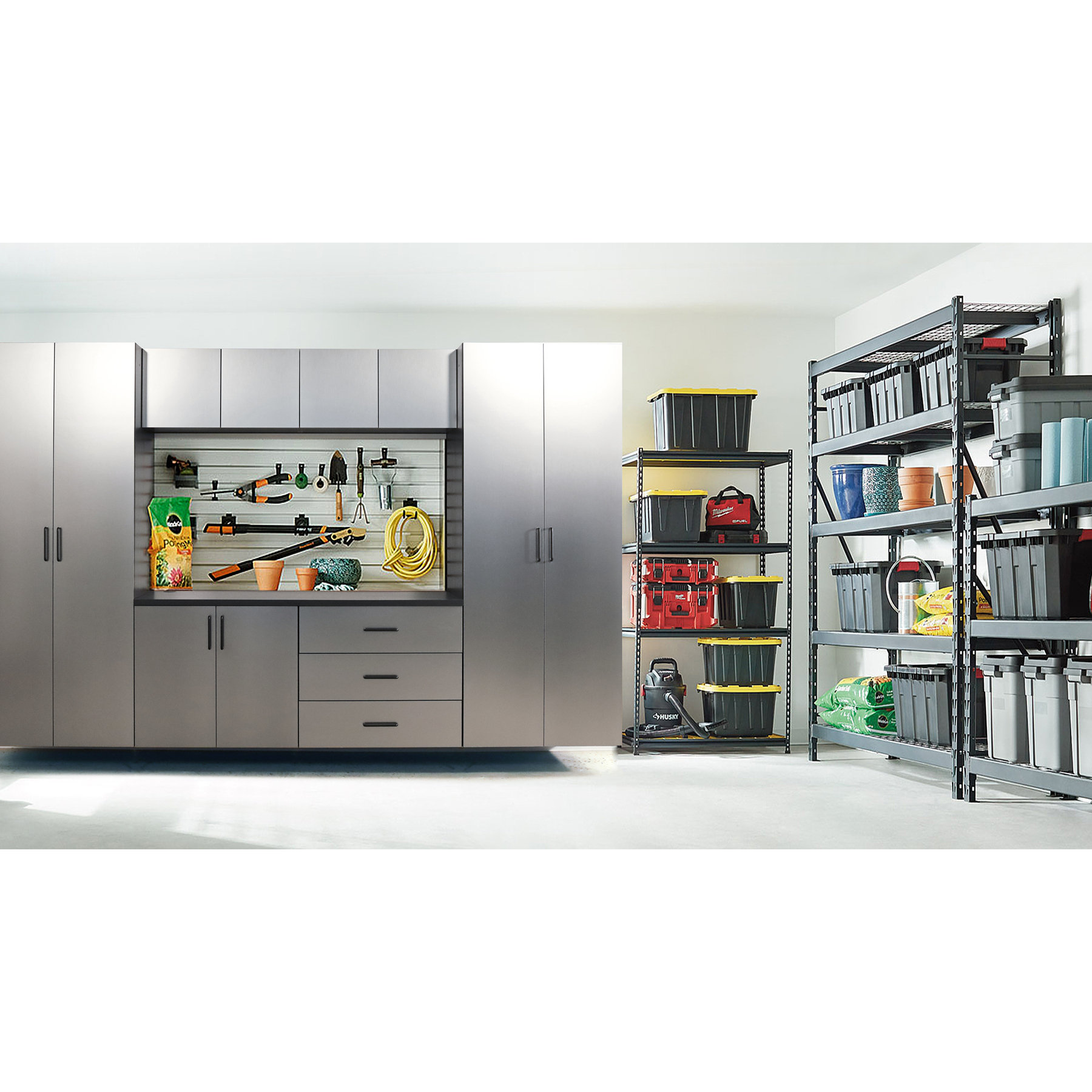 Hokku Designs Astro Series Garage Cabinet Set A (7-Piece) - Wayfair Canada