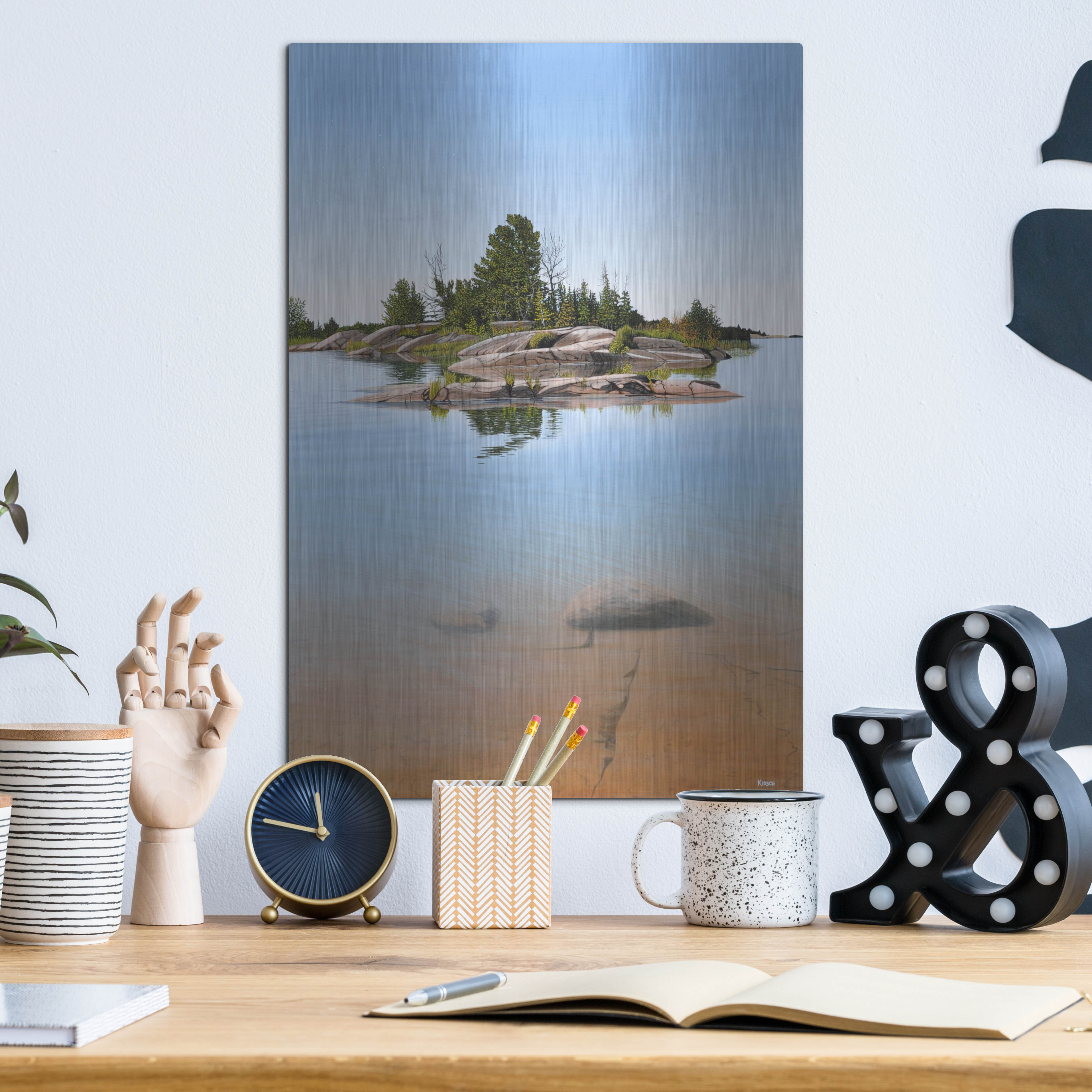 Latitude Run® 'Clear Contentment' by Kenneth M Kirsch Metal Wall Art ...